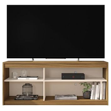Bancada Rack Para TV Até 55 Polegadas Arizona Marrom Caemmun
