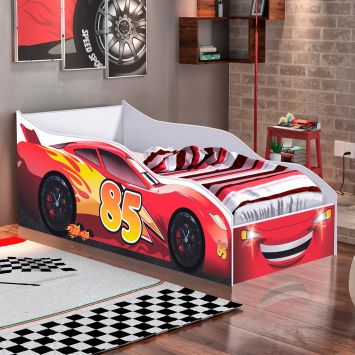 Cama de Solterio Verona Vermelho