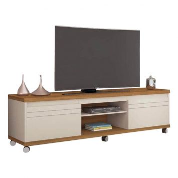 Rack Grande 1.8 Bancada com Rodinhas TV 40 42 48 50 55 60 65 70 Polegadas Porta Sala Quarto ...