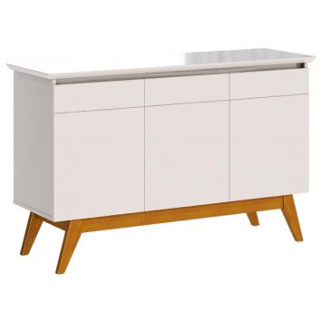 Buffet Classic 3Pts - Branco Acetinado