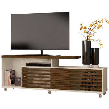 Rack Para TV 65 Polegadas 3971 Off White Savana Madetec