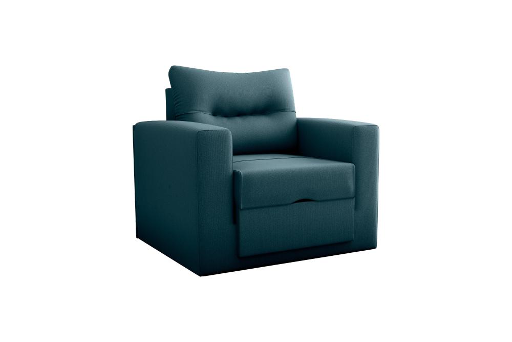 Sofá Cama Marissol 1 Lugar Suede Petróleo Sofá Cama Marissol 1 Lugar Suede Petróleo