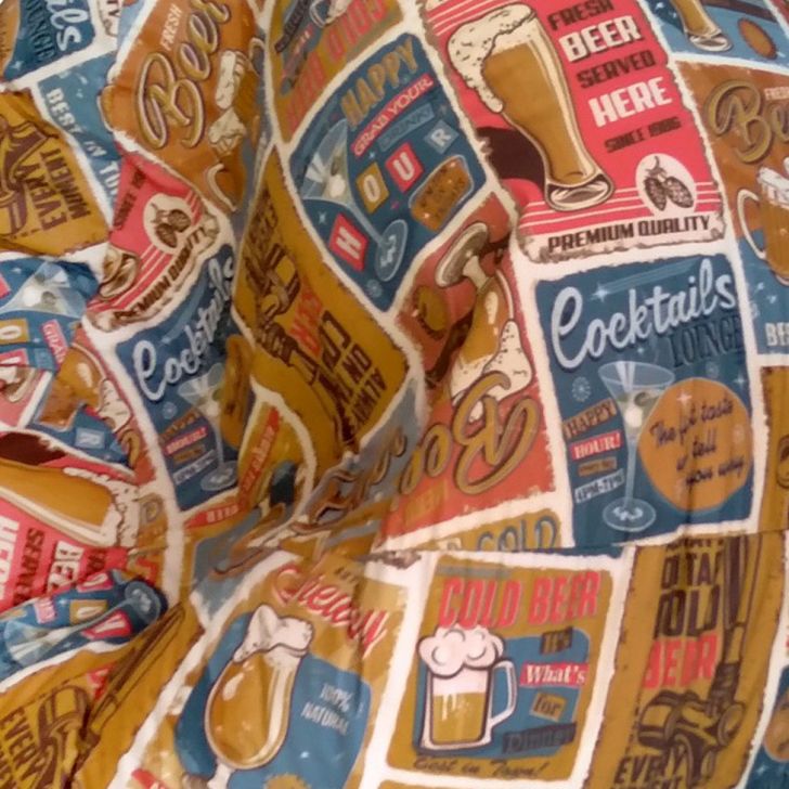 Puff Redondo Happy Hour Colorido