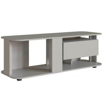 Estante Baixa Rack Tv até 55" 135x45x47cm Gaveta Iluminação Led RGB ...