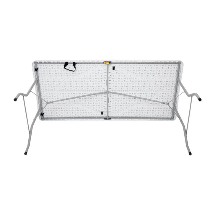 Mesa Dobrável Tipo Maleta Prática e Durável 152x60cm Branca - WAW Design