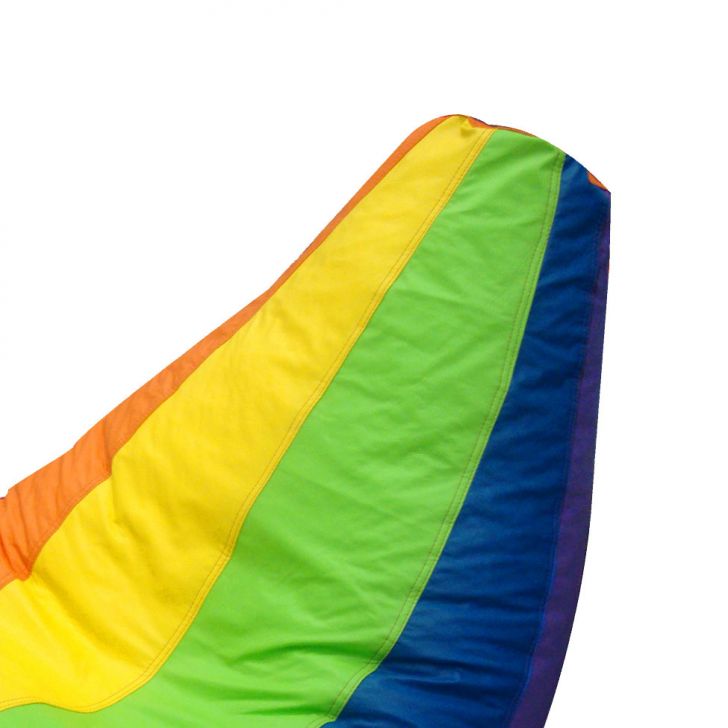 Puff Arco-iris Grande em Colorido