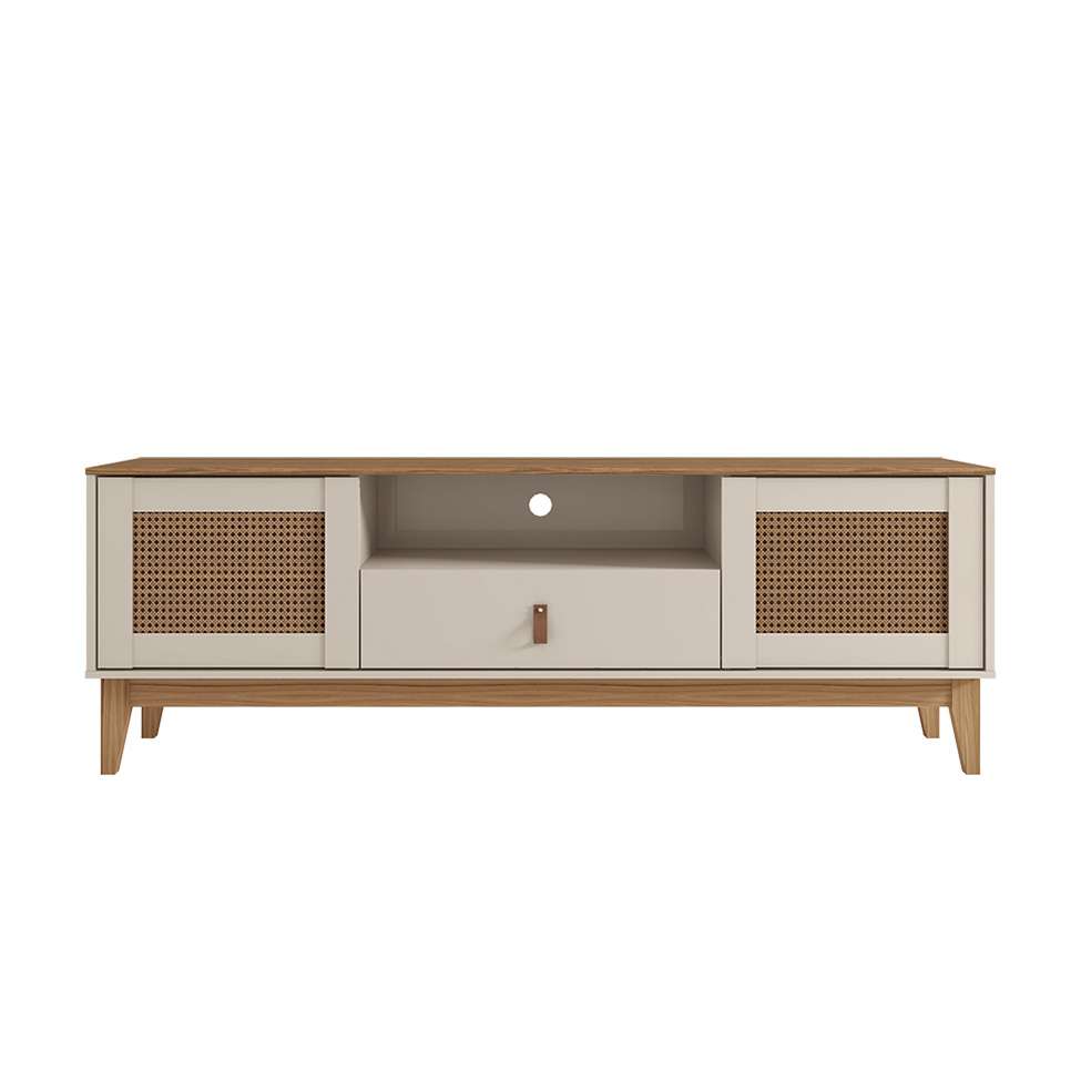 Rack Esmeralda Off White e Noce 160 cm