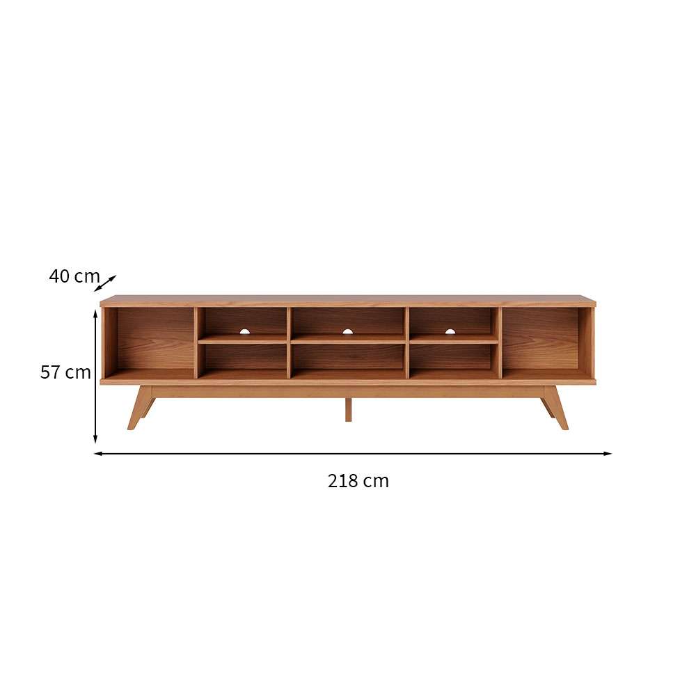 Rack Fortaleza Freijó 218 cm